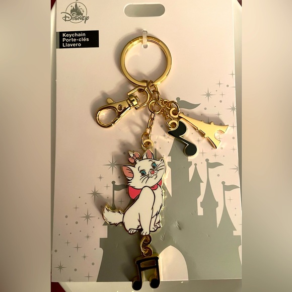 Disney | Accessories | Disney Marie From Aristocats Beautiful Key Chain ...